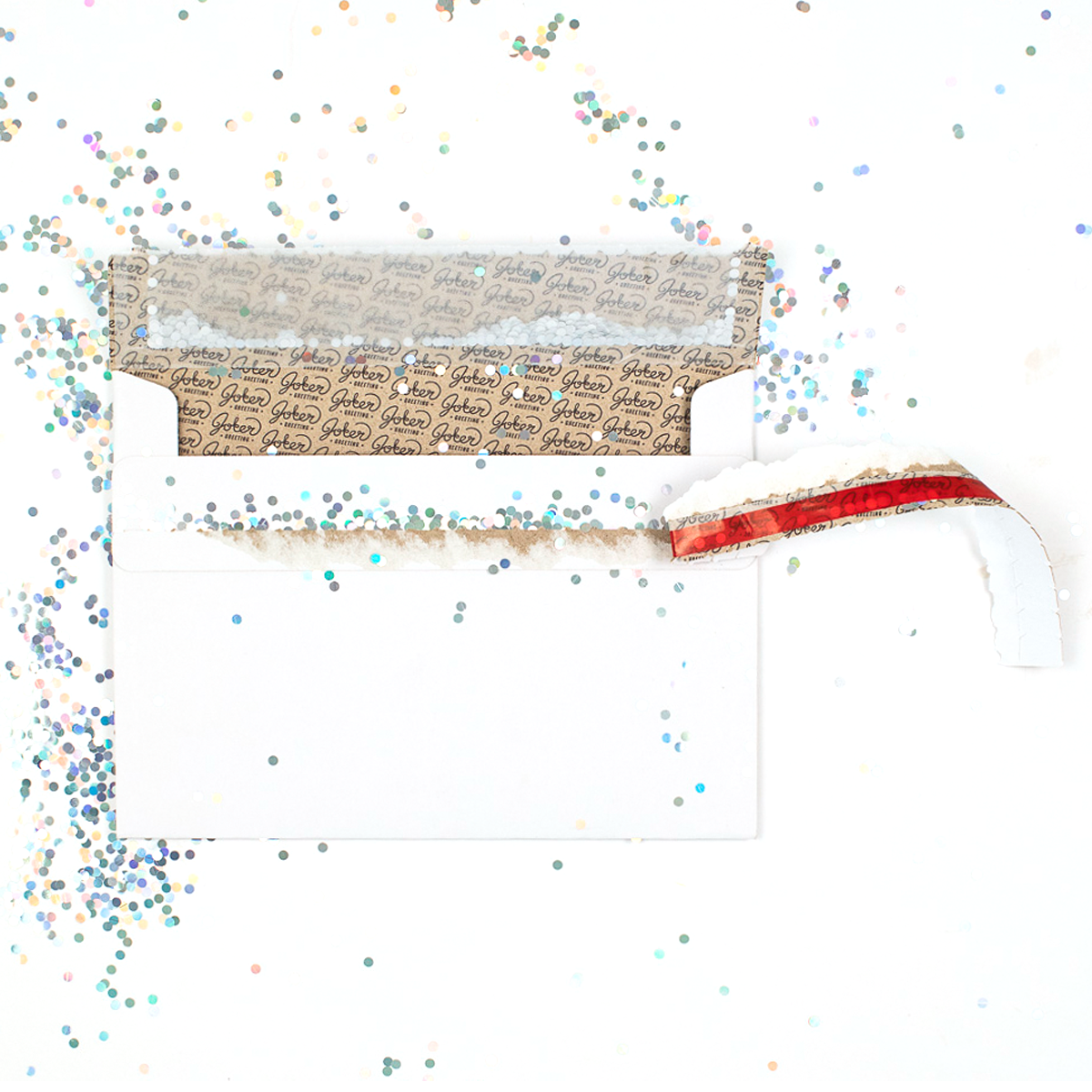 Glitter Trap White Envelope - Gift Delivery – Ship Joker